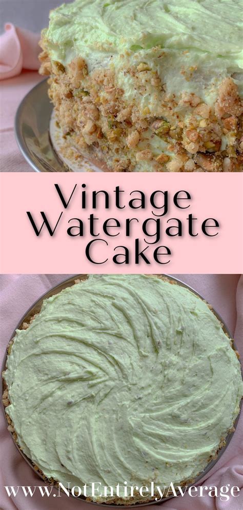 Vintage Watergate Cake Recipe Not Entirely Average