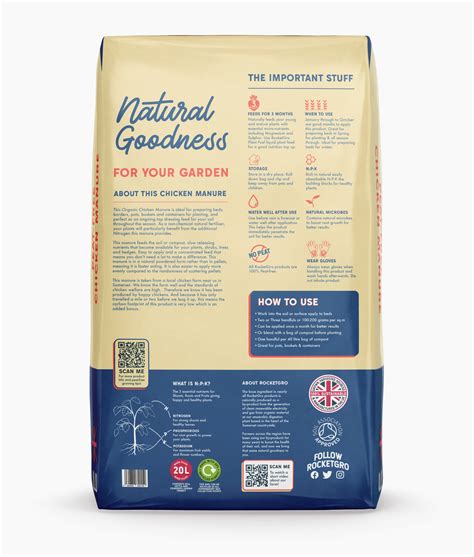 Organic Chicken Manure 20l 55 Bags Rocketgro