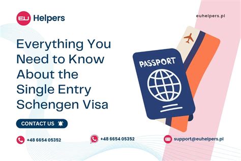 Everything You Need To Know About The Single Entry Schengen Visa Eu