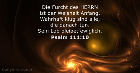 Psalm 111 10 Bibelvers DailyVerses Net
