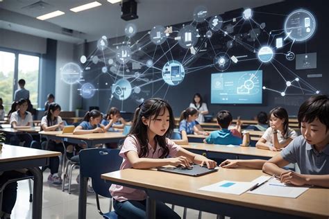 Premium Ai Image Iot And Education Smart Connections In The