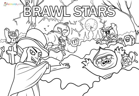 Раскраска стул из Brawl Stars 82 фото