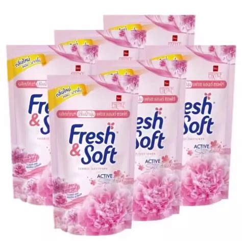LION Essence Fresh & Soft Кондиционер для белья 600мл, "Pink Elegance ...