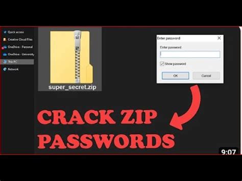 How To Open Password Protected RAR Or ZIP File Without Password In