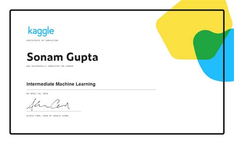 sonam gupta on linkedin excited to share that i ve finished my intermediate ml course on kaggle …