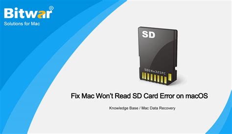 5 Best Solutions To Fix ‘mac Wont Read Sd Card Error On Macos