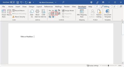 How To Create A Fillable Form In Microsoft Word Make Tech Easier