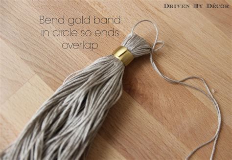 How To Make A Tassel A Simple Diy Driven By Decor