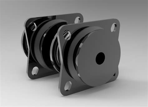 Solid Works D CAD Model Of Cone With Cutout Weight Load Kg Shore Sh Thousands