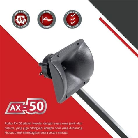 Speaker Burung Walet AUDAX AX Tweeter Original Made Indonesia Piezo Tweeter Audax AX