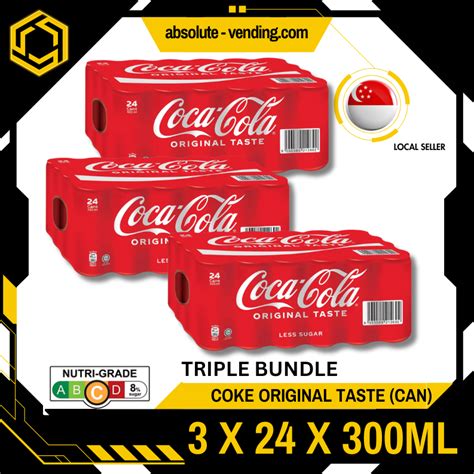 [triple Bundle] Coke Original Taste 320ml X 24 X 3 Can Shopee Singapore