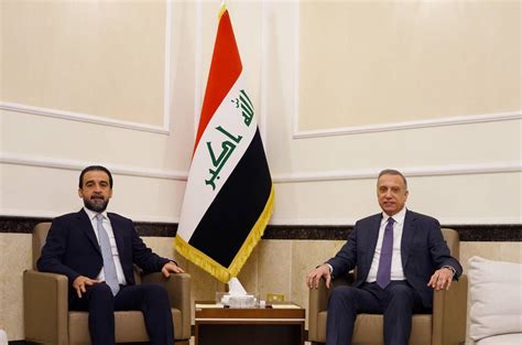 المركز الخبري الوطني الكاظمي والحلبوسي يبحثان الأوضاع السياسية العامة