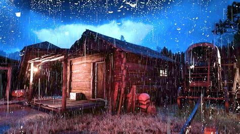 Засыпайте через 5 минут под дождь и раскаты грома в фермерском доме Смотреть онлайн в поиске