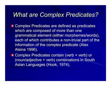 Complex Predicate Meghaditya Pdf