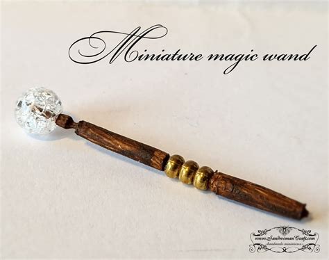 Dollhouse Miniature Wand Miniature Wizards Magic Wand Crystal Clear