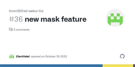 New Mask Feature Issue 36 Hnmr293 Sd Webui Llul GitHub