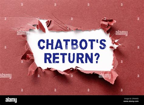 writing displaying text chatbot s return internet concept program that