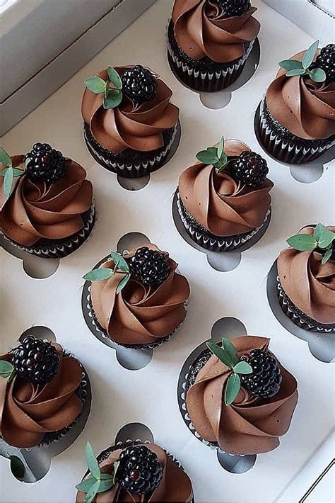 42 Chocolate Wedding Cupcake Ideas