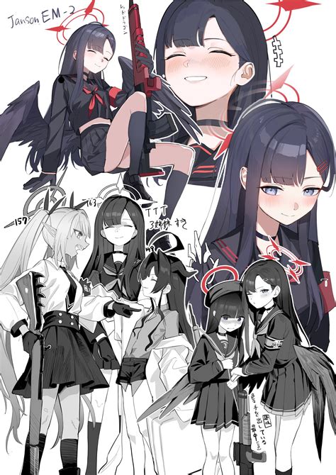 Iori Ichika Justice Task Force Member And Kasumi Blue Archive