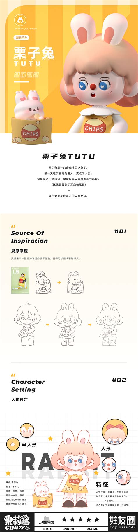 潮玩ip 栗子兔设计cindy栗莉酱 站酷zcool