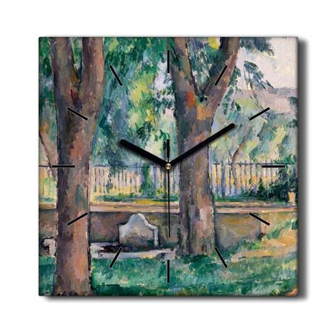 Zegar grafika na płótnie Las drzewa natura 30x30 Coloray Coloray Sklep EMPIK