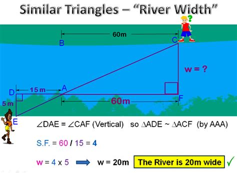 Similar Triangles Applications Passys World Of Mathematics