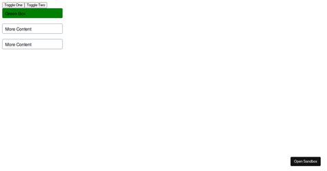 React Transition Group Codesandbox