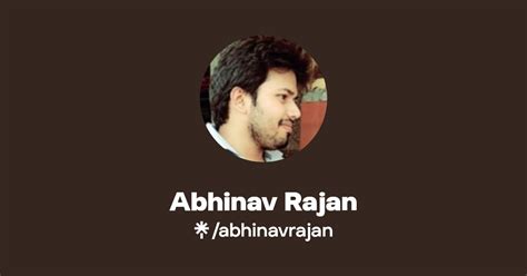 Abhinav Rajan Instagram Facebook Linktree