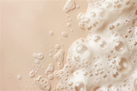 Белый пенный фон Ai сгенерированное изображение