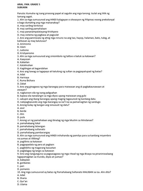 Module Grade 5 Pdf