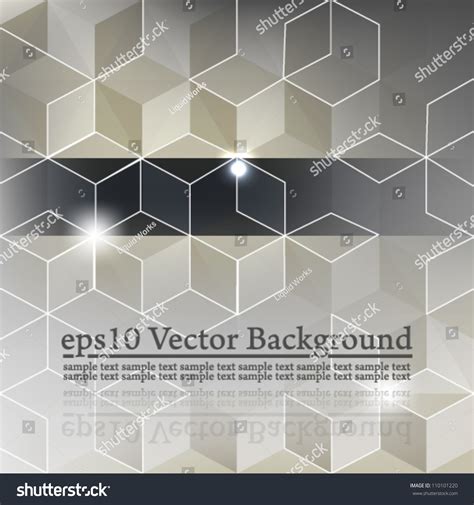 Eps10 Vector Abstract 3d Cube Seamless Stock Vector 110101220