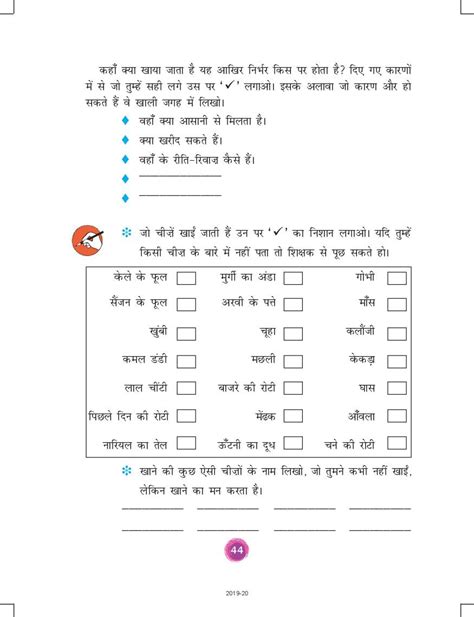 Ncert Book Class 3 Evs Chapter 6 Foods We Eat खाना अपना अपना