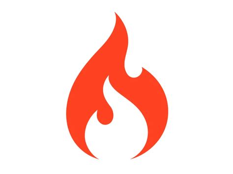 Red Flame Logo Template Vector Free Download Logowik