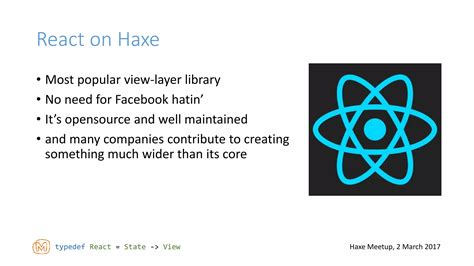 Haxe React Architecture And Workflow Ppt