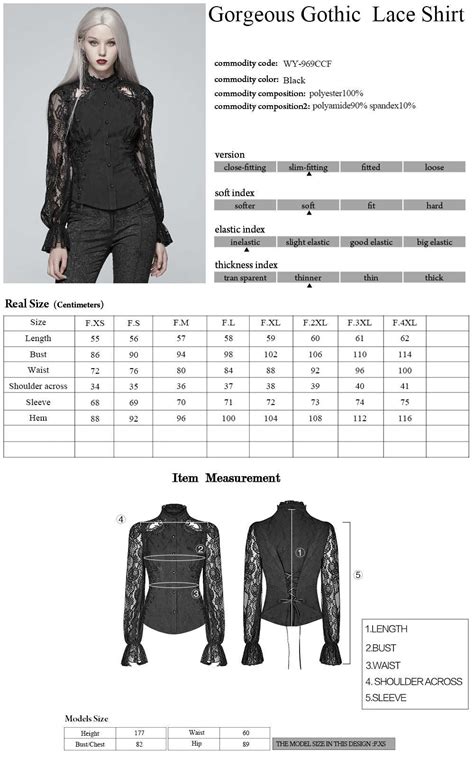Celestia Gothic Top Punk Rave Xl Y 969 Xl