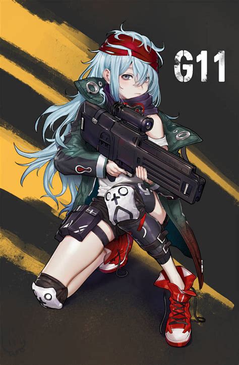 G11 少女前线 枪娘 单膝跪 响 女性人体动作姿势参考