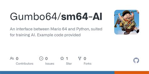 Github Gumbo64sm64 Ai An Interface Between Mario 64 And Python