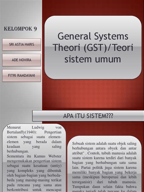 general systems theory pdf