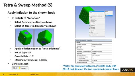 Mesh Intro 180 Ws21 Cfd Workshop Instructions Ansys Meshing Methodspptx