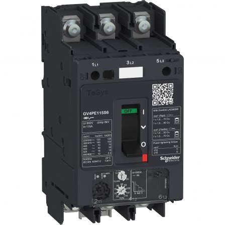 TeSys GV disjoncteur magnéto thermique In A kA cosses fermées Maintenance Industrie