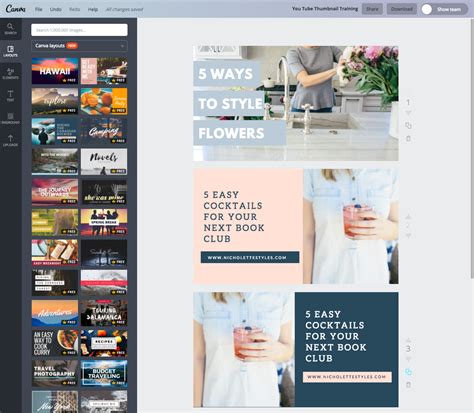 How To Create Your Own Custom YouTube Thumbnails In Canva Boss Project
