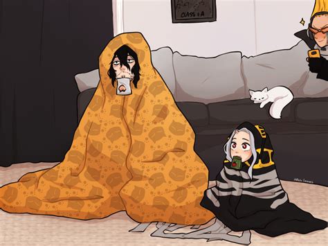 I Drew Aizawa And Miss Joke In Her Civilian Clothes From The Shifuku