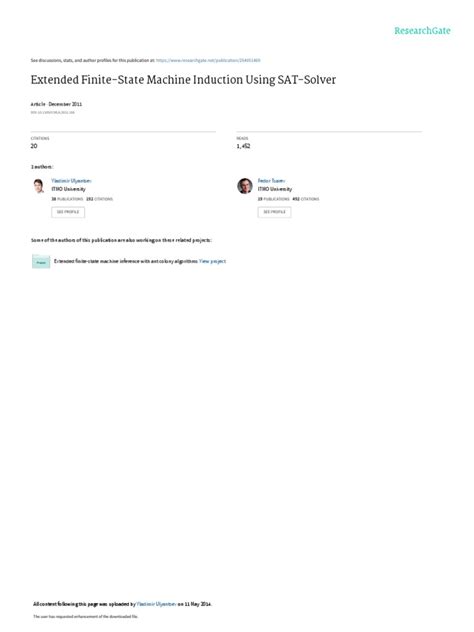 Extended Finite State Machine Induction Using Sat Pdf Pdf Vertex Graph Theory Algorithms