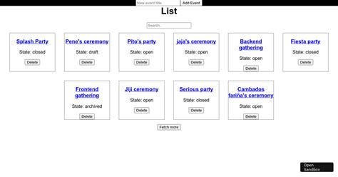 Editable List React Query Codesandbox Editable List React Query Codesandbox