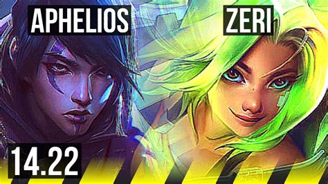 Aphelios And Lulu Vs Zeri And Yuumi Adc 401 Kr Master 1422 Youtube