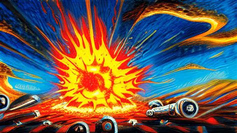 Fireball Explosion Graphic · Creative Fabrica