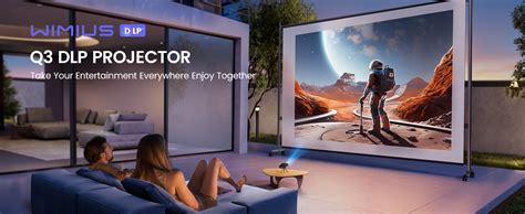 Netflix In Android Ultra Short ThrowMini Projector ANSI DLP
