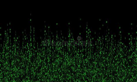 Binary Code Cyber Monday Sale Background Stock Vector Illustration