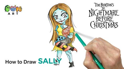 How To Draw Sally Nightmare Before Christmas Chibi Style Very