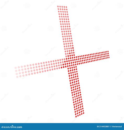 Cross Plus Sign Symbol For Healthcare Or Generic Logo Usage Stock